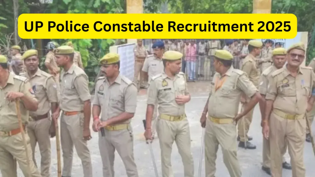 UP Police Constable Recruitment 2025 Notification Released and Apply ...